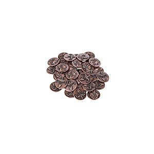 Egyptian Themed Gaming Coins - Tiny 15mm 18-Pack, Novelty Fantasy Replica Coins