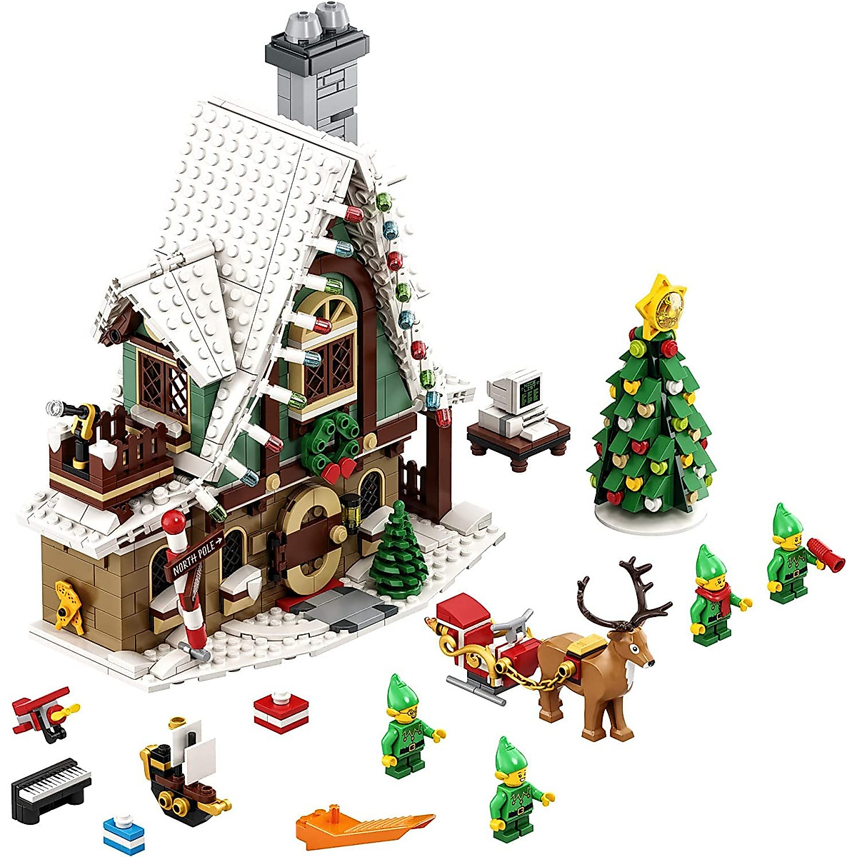 LEGO Elf Club House (10275) Building Kit; an Engaging Project and A Great Holiday Present Idea for Adults, New 2021 (1,197 Pieces)