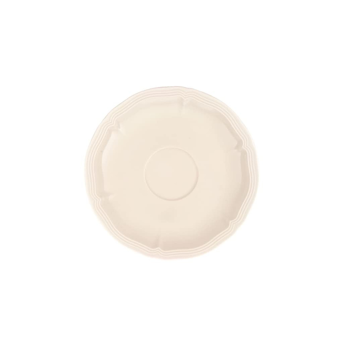 Villeroy & Boch Manoir Saucer, Premium Porcelain, White, 15cm/5.9in