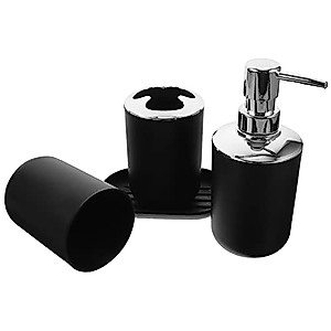 RORPOIR 1set Bathroom Set Soap Makeup Accessories Tumbler Rinsing Cup Bath Accessories Bathing Accessories Cotton Swabs for Makeup Make up Kit Toilet Tray Dressing Table Plastic Simple