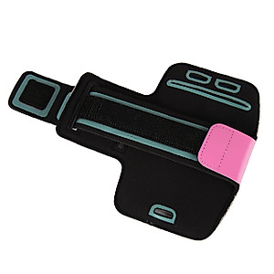 Apple iPhone 6 (A1549, A1586) Sports Workout Exercise Running Armband Fits Big, Small Arms (10 inch to 15 inch Strap)