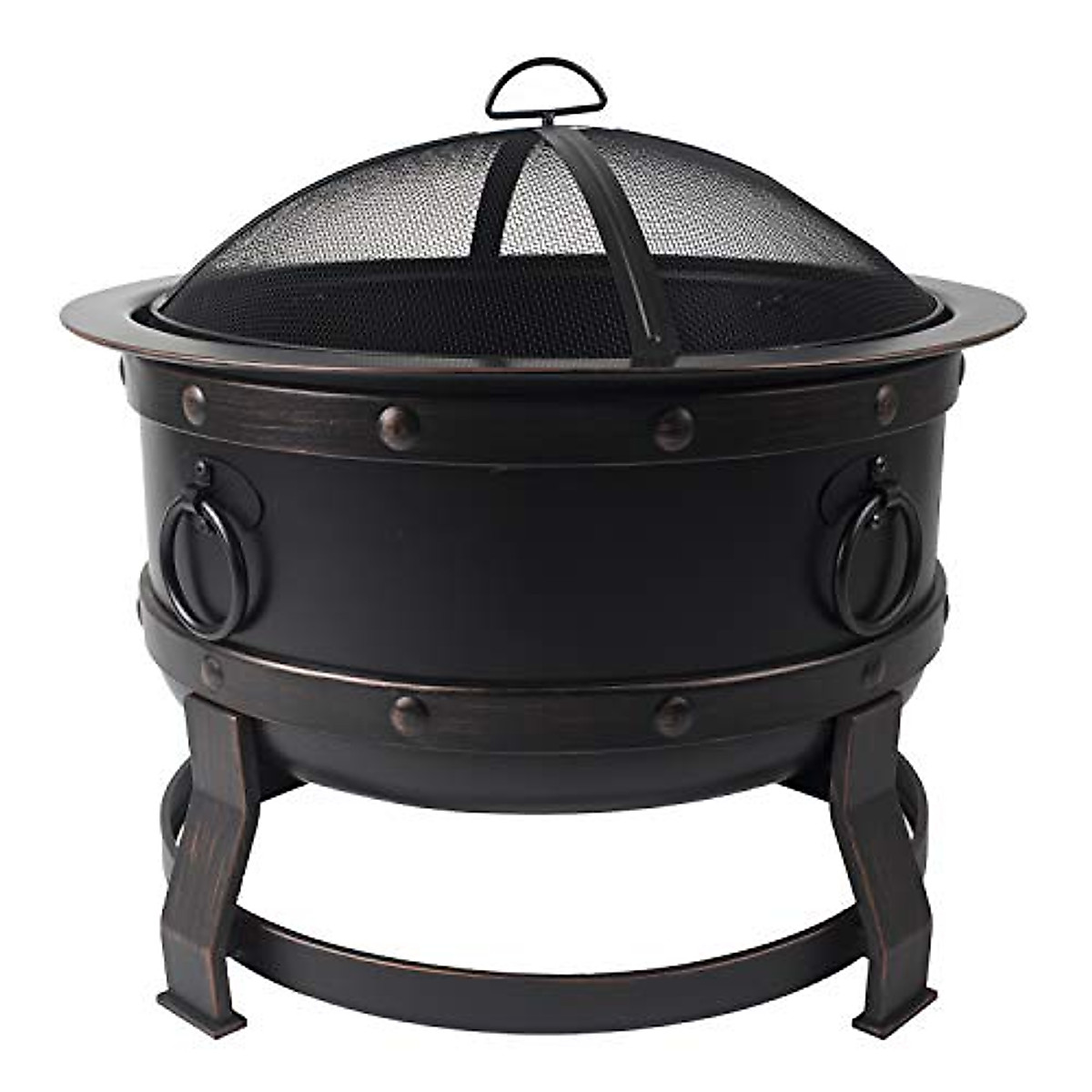 Pleasant Hearth OFW307R Killian fire Pit, Rubbed Bronze