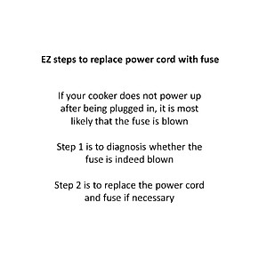 GJS Gourmet 3 Prong power cord fuse combo works with Instant Pot DUO 80, DUO Plus 80, EVO Plus 6, EVO Plus 80, Nova 80, Nova 100, DUO CRISP AF 8, Ultra 80". This is not created or sold by Instant Pot