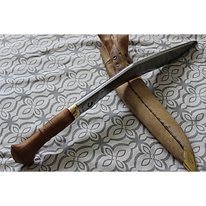 13" Traditional Sirupate Hunting Kukri - Hand Forged EGKH Factory Outlet in Nepal - Ready to use Outdoor Knives - Balance water tempered - Light Blade Hiking Khukuri