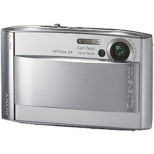 Sony Cybershot DSCT5 5.1MP Digital Camera with 3x Optical Zoom (Silver)