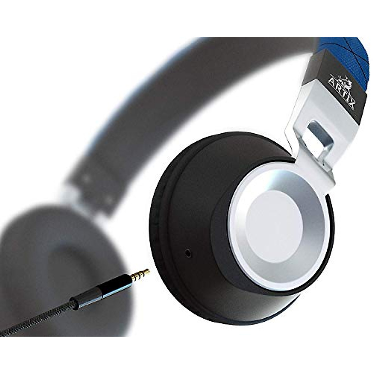 Artix CL650 Wired Headphones for Kids & Adults — Noise Cancelling Computer Headphones Wired with Mic & Volume Control, Plug In Headphones for Laptop, Corded Headphone On / Over Ear with Wire 3.5mm