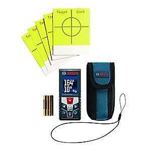 BOSCH Blaze GLM50C Bluetooth Enabled 165ft Laser Distance Measure with Color Backlit Display
