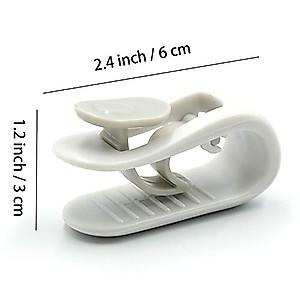 Leyal 12Pcs Colorful Quilt Clips Creative Plastic Quilt Holder for Home