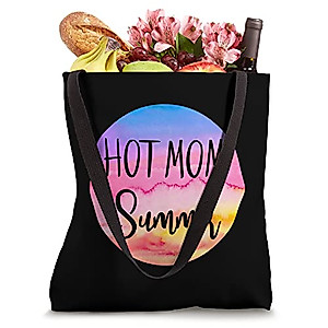 Hot Mom Summer Vacation Beach Sunset Aesthetic Mothers Day Tote Bag