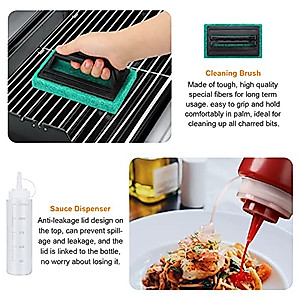 Blackstone Griddle Accessories Kit, 8pcs Flat Top Grill Accessories Set for Blackstone and Camp Chef, Spatula, Griddle Cleaning Kit & Carry Bag for Great for Outdoor BBQ & Teppanyaki and Camping