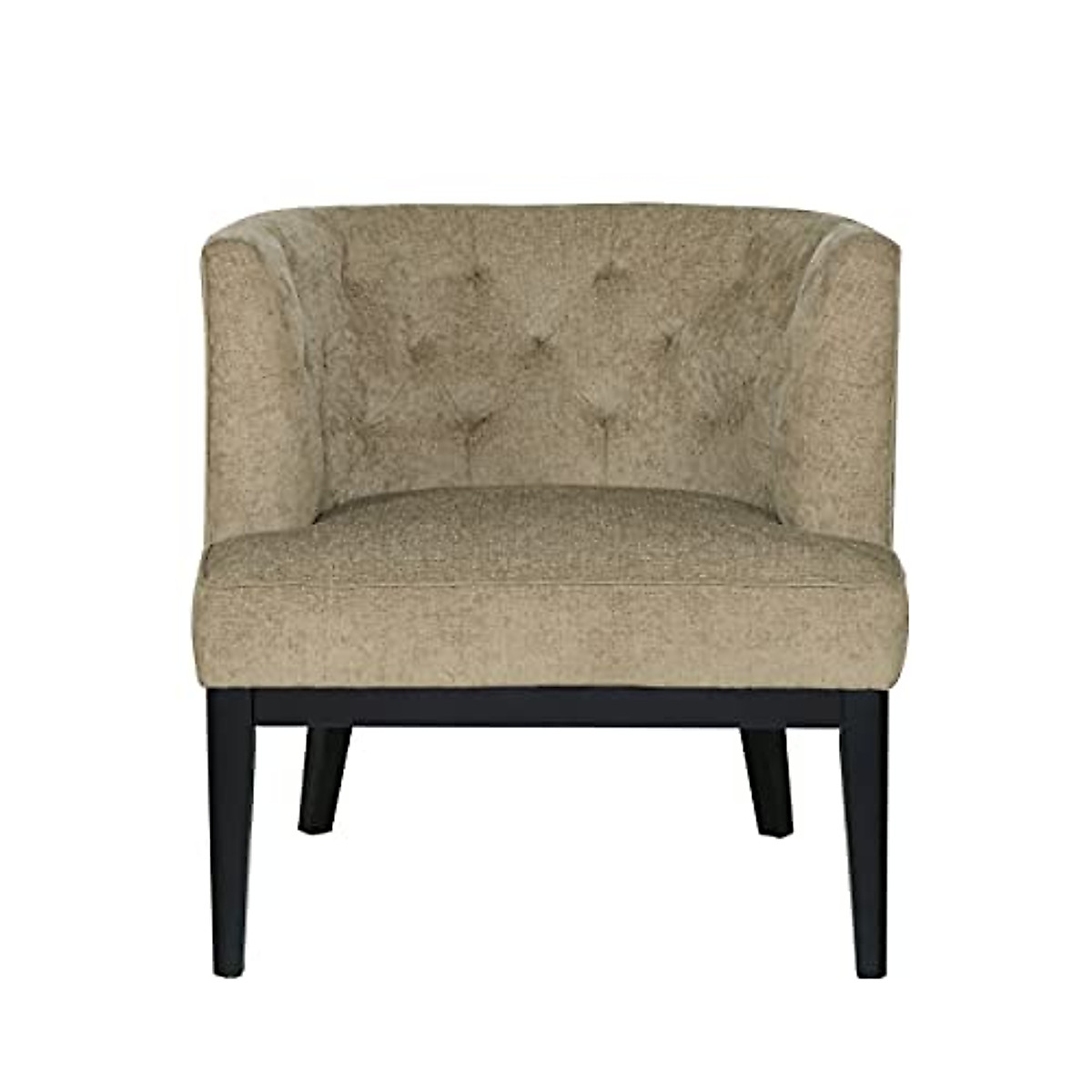Christopher Knight Home Clough Accent Chair, Dark Beige + Dark Brown