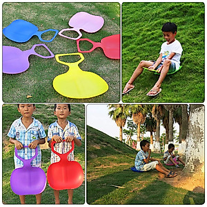 3pcs Snow Sleds Lightweight Flying Carpet Portable Rolling Snow Slider Disc Toy Snow Saucer Sleds for Kids Outdoor