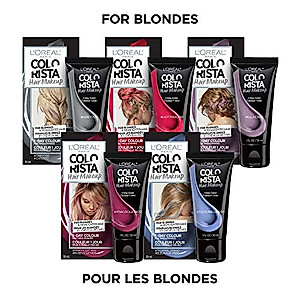 L’Oréal Paris Hair Color Colorista Makeup 1-day for Blondes, Silverblue600, 1 Fluid Ounce
