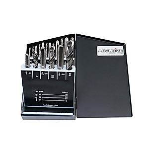 Accusize Industrial Tap & Drill Bundle: Metric, UNF, UNC Sets