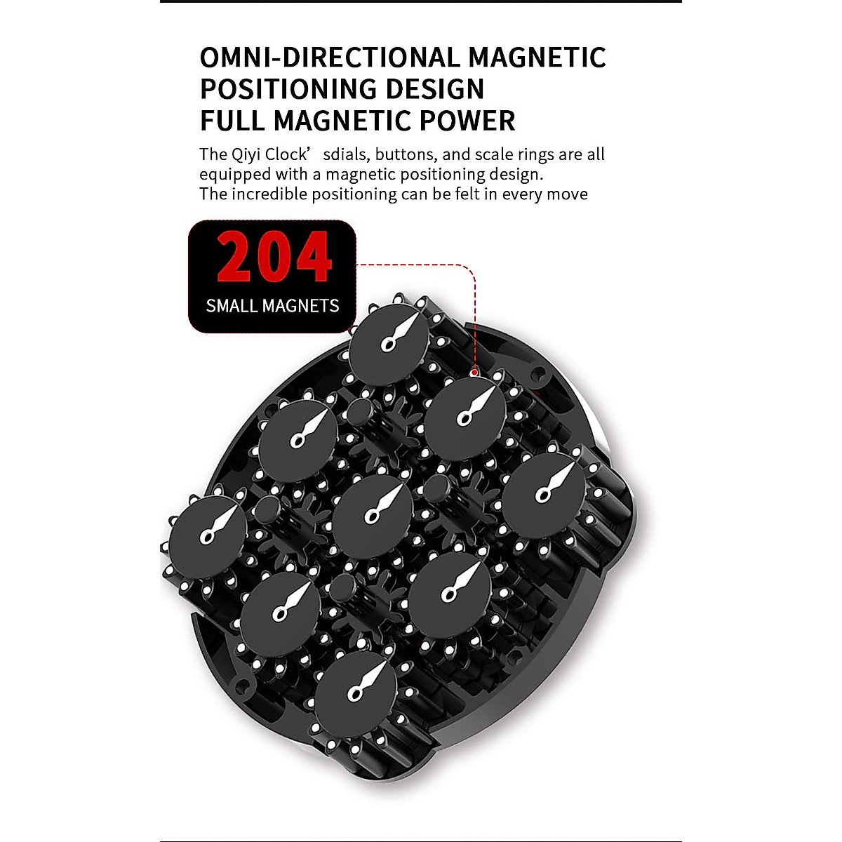 CuberSpeed QY Toys Magnetic Clock Puzzle Chuanshi Clock Puzzle