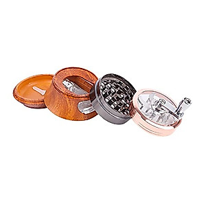 Txyooczy Spice Grinder (2.5 INCH, Black),Easy Clean