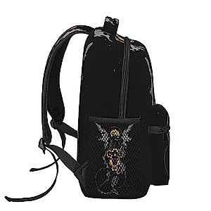 KEWRJFWA Anime Black Clover Backpack Cartoon Bag Lightweight Canvas Couple Backpacks Unisex Office Travel Backpack