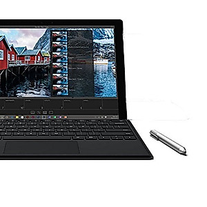 Microsoft Surface Pro 4 256GB i5 Windows 10 Anniversary with Black Type Cover Bundle (8GB RAM, 2.4GHz i5, 12.3 Inch Touchscreen ) (Renewed)