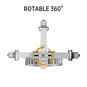 CyantSolutions 40W Light Retrofit 4000K LED Outdoor Parking Lot Retrofit Kit, Shoebox Retrofit LED Lights AC100-277V for Outdoor Tennis Court Canopy Flood Street Area Lighting Fixture
