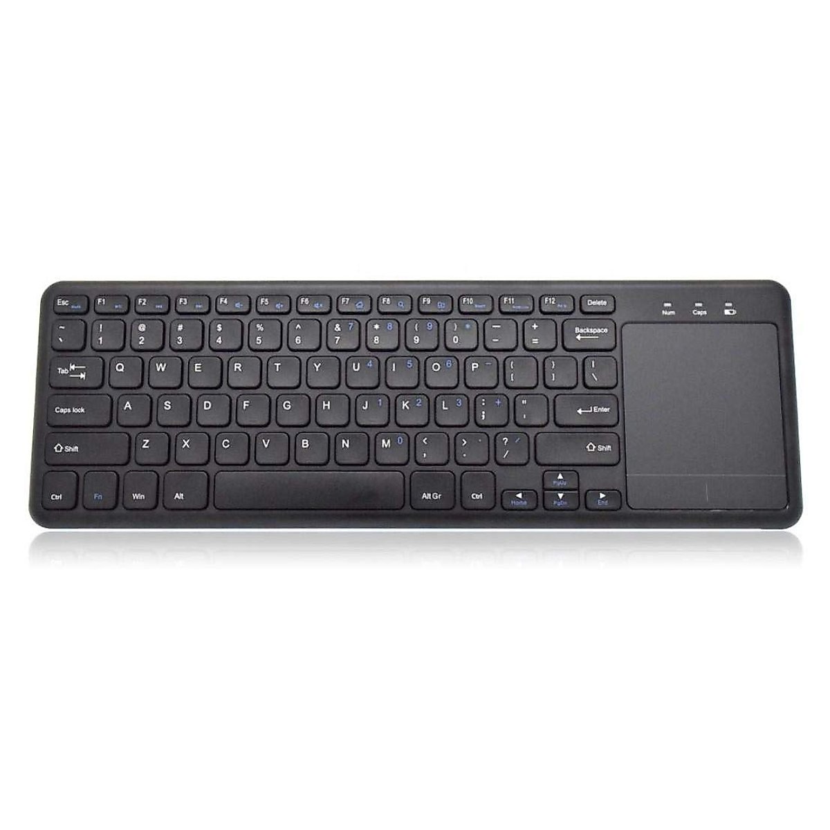 BoxWave Keyboard Compatible with Alienware x15 Gaming (R1) (Keyboard MediaOne Keyboard with TouchPad, USB Fullsize Keyboard PC Wireless TrackPad for Alienware x15 Gaming (R1) - Jet Black