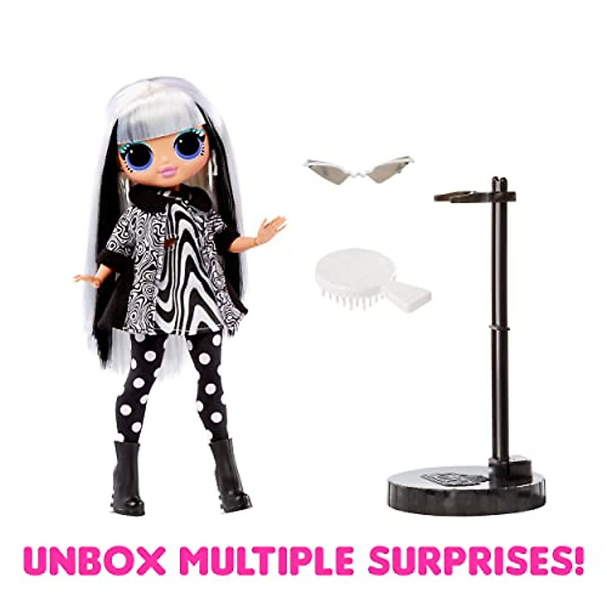 L.O.L. Surprise! O.M.G. Groovy Babe Fashion Doll with Multiple Surprises and Fabulous Accessories – Great Gift for Kids Ages 4+