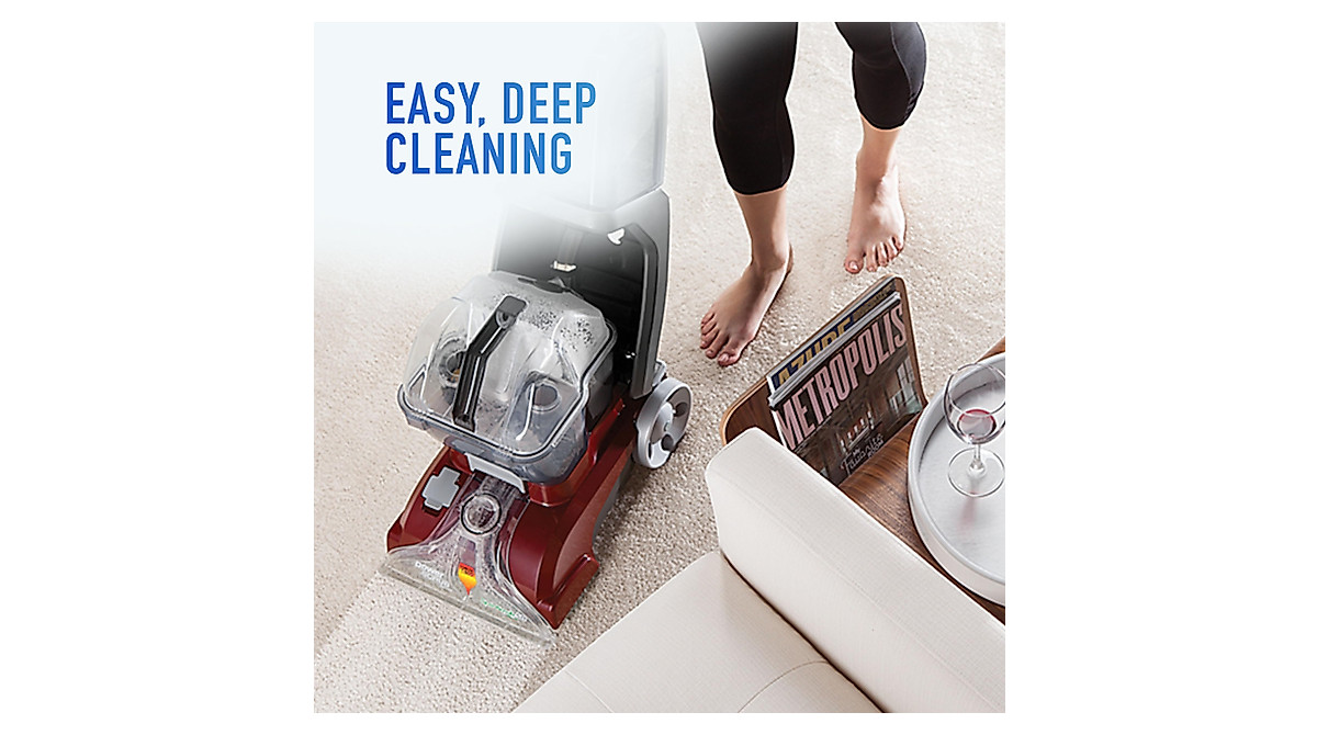 Hoover Power Scrub Deluxe Carpet Cleaner - Deep Clean & Fast Dry