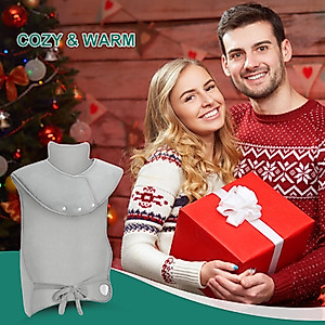 Heating Pad for Back Pain Relief, 22"x 37" Large Heating Pad for Neck and Shoulders, Heat Pad with 6 Heat Settings & 4 Time Settings Auto-Off, Gifts for Women Men Mom Dad (Gray)