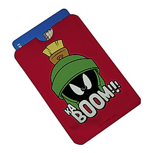 Looney Tunes Marvin the Martian Kaboom Credit Card RFID Blocker Holder Protector Wallet Purse Sleeves Set of 4