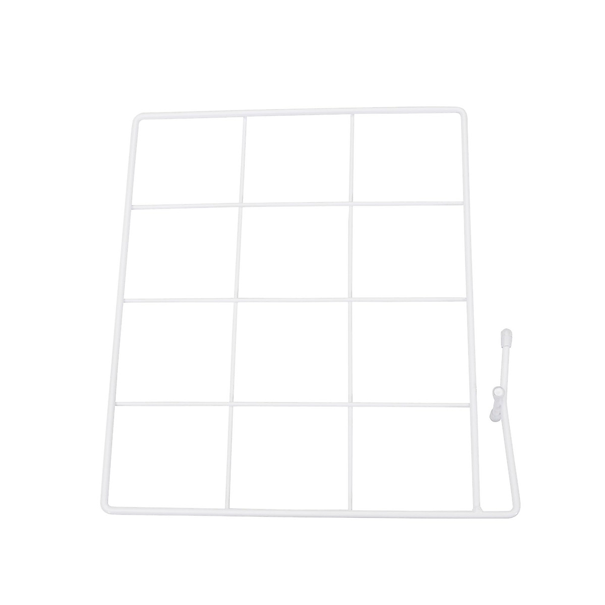 Household Essentials Metal Wire Shelf Dividers for Closet Organization, Set of 2, White