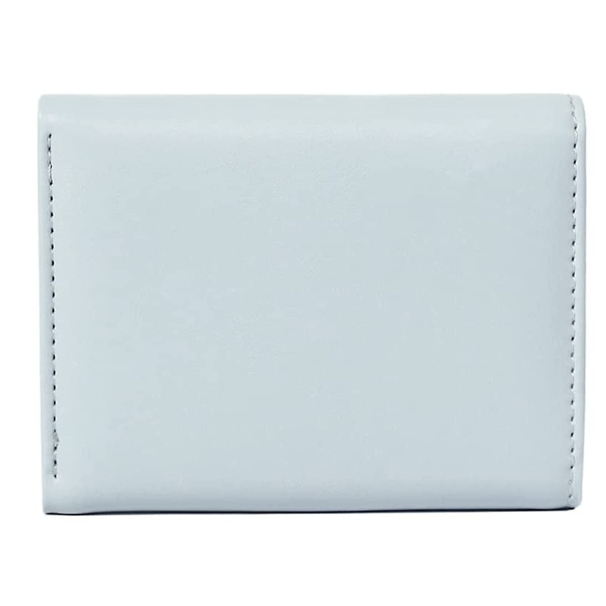 YaJaMa Women Wallet Cute Duck Rabbit Small Trifold Credit Card Case Organizer ID Window for Teen Girls (Blue Duck)