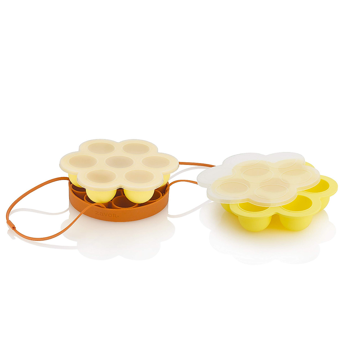 Zavor Silicone Egg Lover's Set | 2-pack Egg Bites Molds + Cooking/Egg Rack for Pressure Cookers, Instant & Stock Pots | BPA-free, Non-scratch Pressure Cooker Accessories Collection