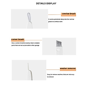 BSMstone Tiny Cleaning Brush-Mini Multi-Functional Crevice Cleaning Brush, Water Bottle Cleaning Tools for Bottle Cup,Nursing Bottle Cup-1Pack…