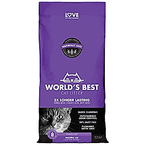 WORLD'S BEST CAT LITTER Multiple Cat Lavender Scented 15 Pounds