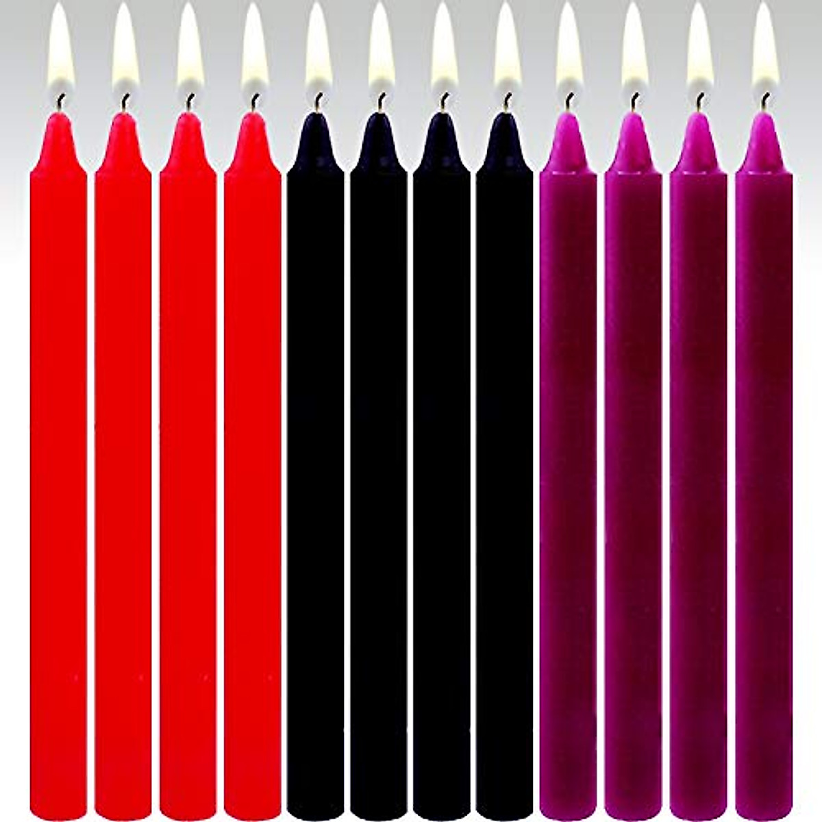 12 Pieces Low Temperature Candles Romantic Candles for Couples Lovers