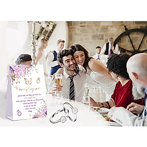 Butterfly Don't say Bride or Wedding Game, Put a Ring on It Bridal Shower Game with 50 Fake Rings, Bridal Shower Decorations, Wedding Shower or Bachelorette Party Supplies - 10