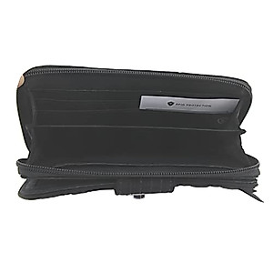 Vera Bradley RFID Turnlock Wallet (Classic Black)