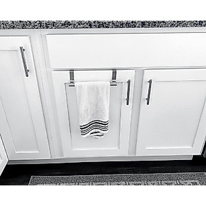 DS. DISTINCTIVE STYLE Kitchen Towel Holder Over Cabinet Door Towel Bar 2 Pieces Stainless Steel Kitchen Towel Hanger