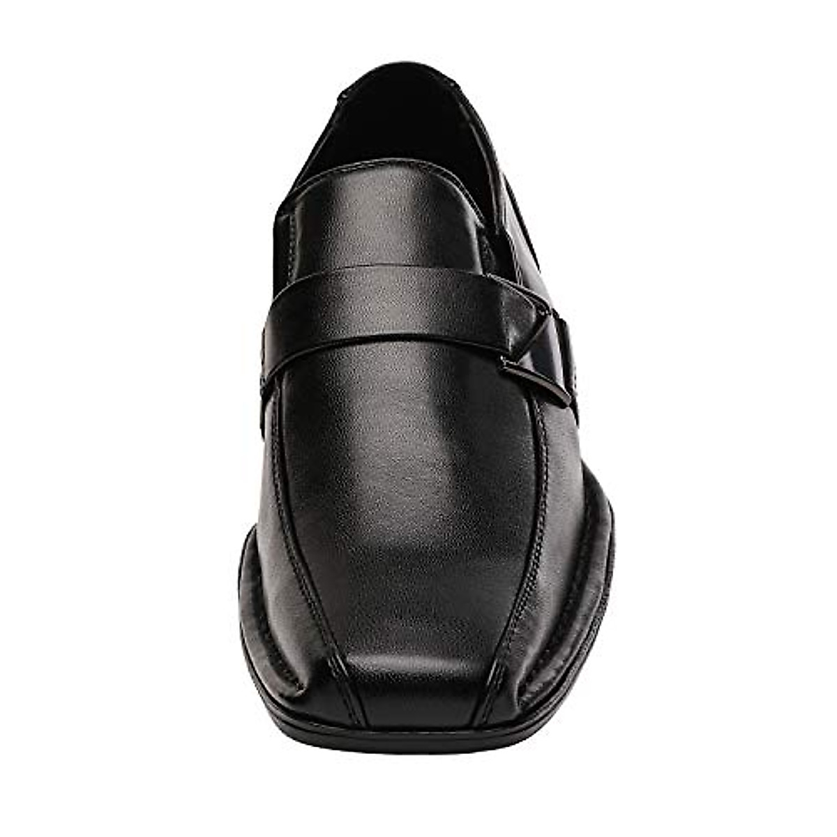 Bruno Marc Men's Giorgio-3 Black Leather Lined Dress Loafers Shoes - 8 M US