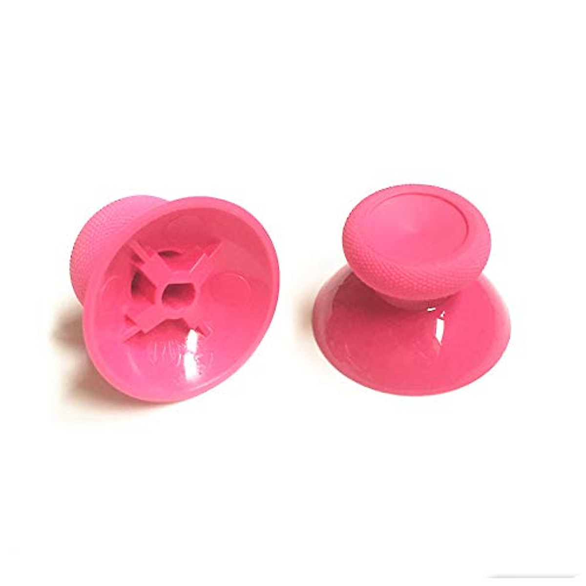 2 PCS Replacement Analog Thumbstick Cover Case Joystick Thumb Sticks Caps for Xbox ONE, Xbox ONE S Slim, Xbox ONE X PS4 Controller (Hot Pink)