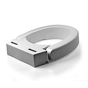 Maddak Inc. Maddak 72571-1005 Ableware Hinged Elevated Toilet Seat, Elongated, white