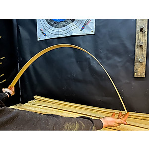 Flattened Bamboo for Bow Making and Woodworking (1 Flat Bamboo)