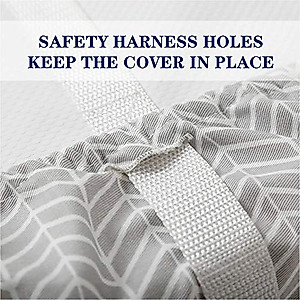 Changing Pad Cover 2 Pack, Comfort Fleece Changing Table Cover Boys Girls, Ultra Soft Breathable 32"/34''x16" Changing Pad Sheets - Blue Stars & Grey Stripe