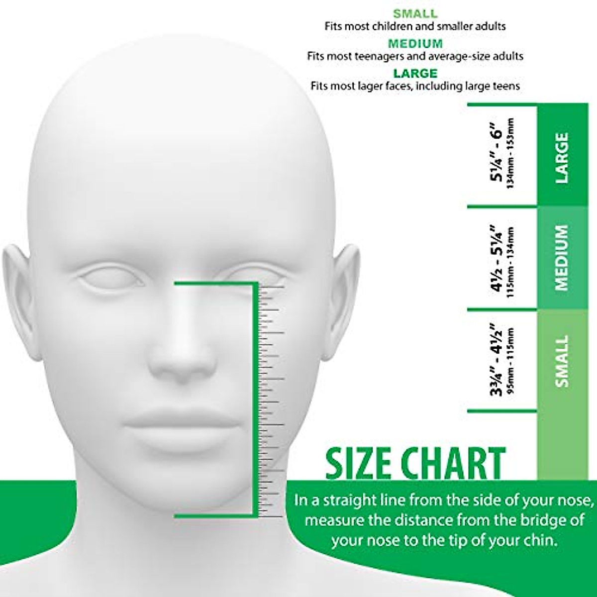 Universal Cloth Face Masks – Reusable Dust & Allergy Masks – 100% Cotton, 2 Layer, Washable, for Teens & Adults – Protects from Dust, Pollen, Pet Dander & More (Black, Medium- Pack of 4)