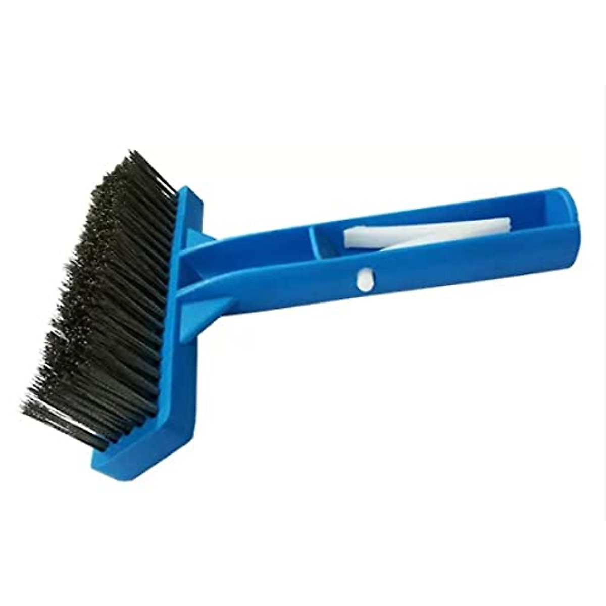 ATIE 5-Inch Heavy Duty Stainless Steel Bristle Wire Pool Algae Corner Brush for Concrete and Plaster Pool Spa to Brush Hard-to-Reach Pool Corners, Steps, Tiles