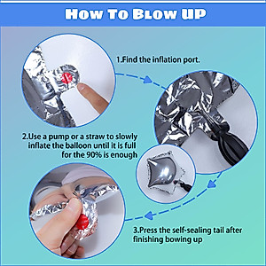 Blue and Black Happy Birthday Decorations for Men,Birthday Decorations with Banner, Fringe Curtains, Beer Crown Foil Balloons, Balloon Kits for 21st,25th 27th 30th 35th 40 50 60th Birthday Decorations