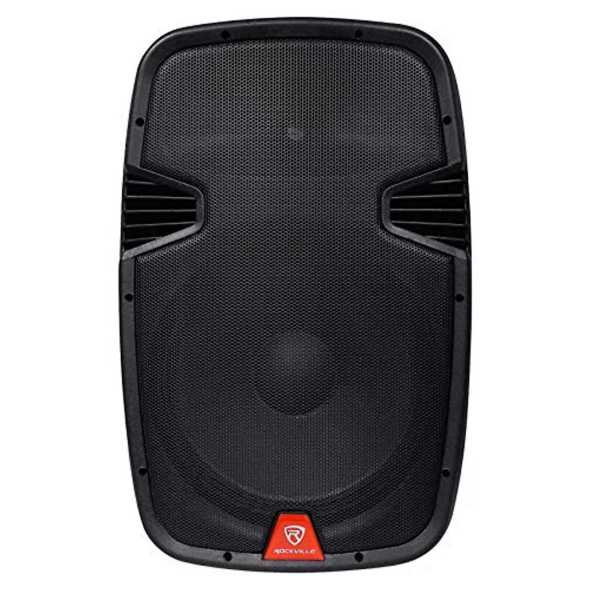 Rockville 15" Rechargable Powered 800W PA DJ Speaker, 2 Mics, Bluetooth (RAM15BT V2)