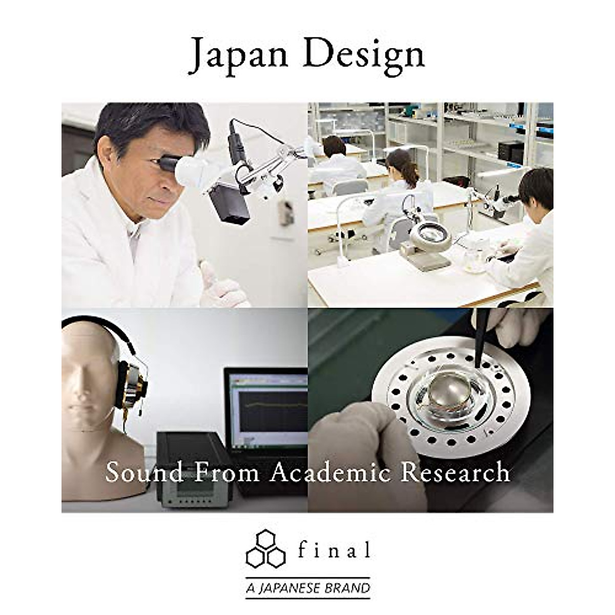 Final E4000 High Resolution Sound Isolating In-Ear Headphones Earphones