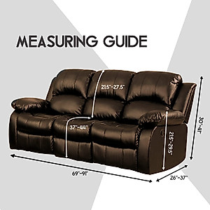 ULTICOR Velvet 8-Pieces Recliner Sofa Covers Stretch Reclining Couch Covers for 3 Cushion Reclining Sofa Slipcovers Furniture Covers Thick Soft Washable (3 Seater Recliner Cover, Sand)