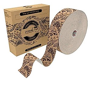 Dynamic Tape | Biomechanical Adhesive Tape 2" x 101 ft Roll | Physio Tape for Knee, Ankle, Shoulder, Leg, Muscle Support | Sports Tape for Football, Rugby, and More - Ideal for Athletes | Black