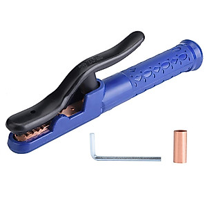 Electrode Holder 800A Capacity Insulated Copper Welding Clamp for Welding Machine Brass Red Copper(Brass)